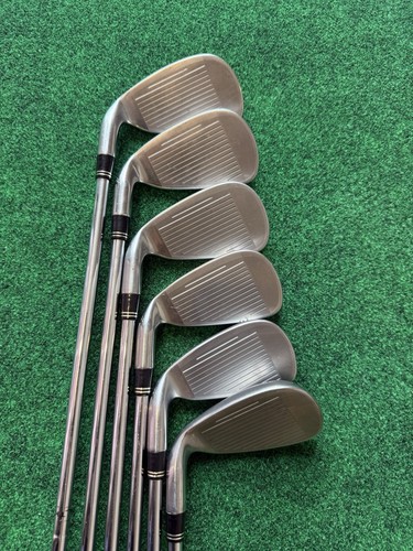 TaylorMade R7 XD Iron Set 3,4,6,7,8 & PW T-Step Regular Flex Steel Used ...