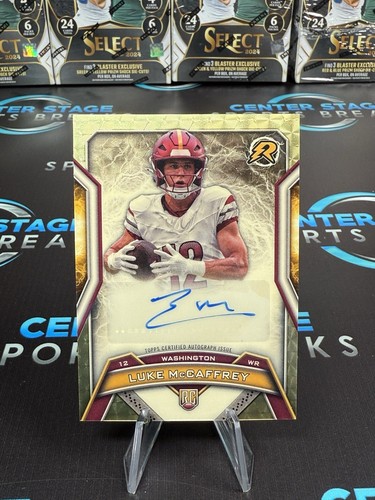 2024 1/1 Superfractor Topps Resurgence Luke McCaffrey Commanders RC ...
