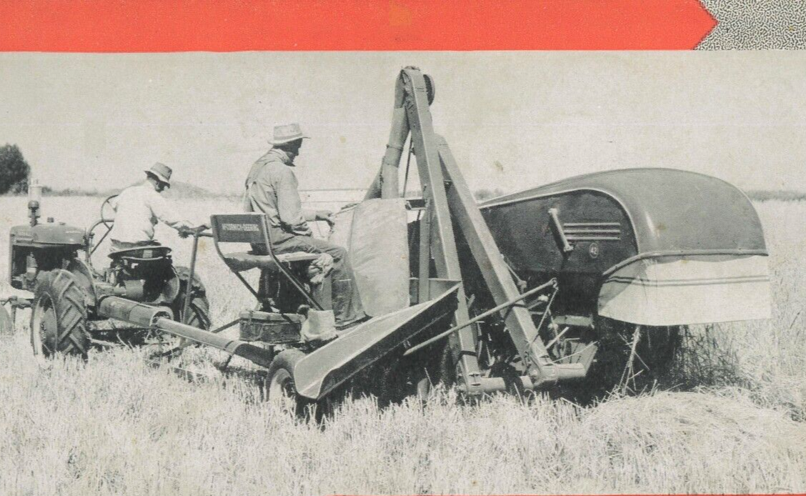 IH McCormick Deering No. 42 Harvester Thresher Brochure 4-Foot Combine ...