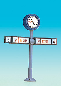 Brawa 5290 HO Scale Illuminated Clock -- Platform w/Train Direction ...