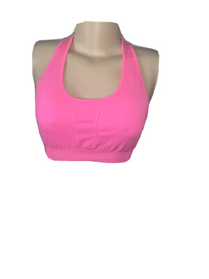 Bright Pink Sports Bra With A Cute Razorback | eBay