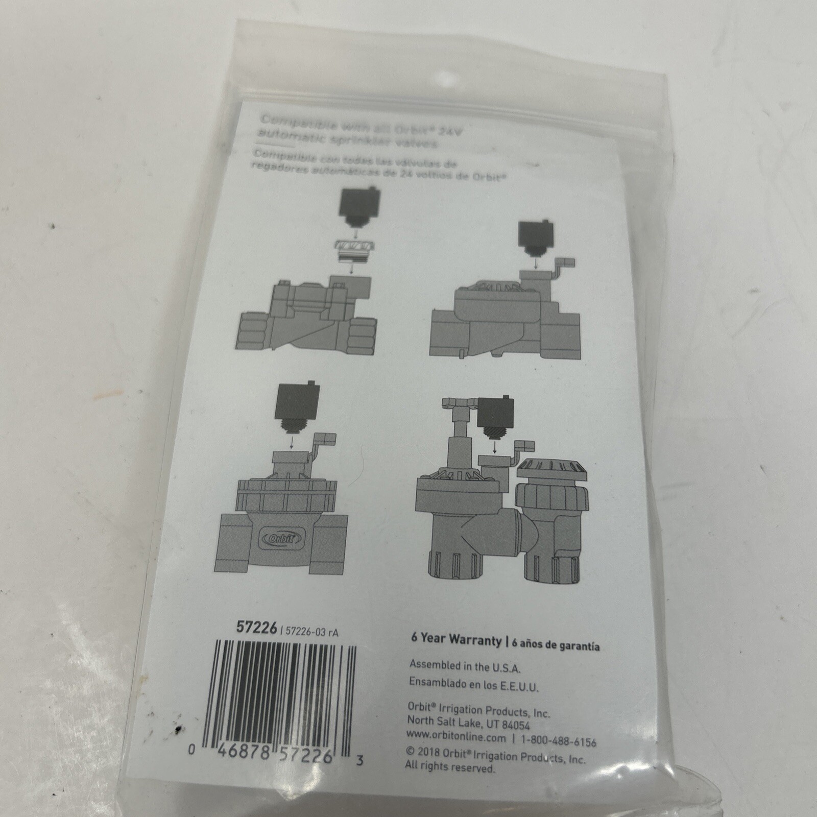 Orbit 57226 Solenoid Underground Sprinkler Replacement Kit Brand New | eBay