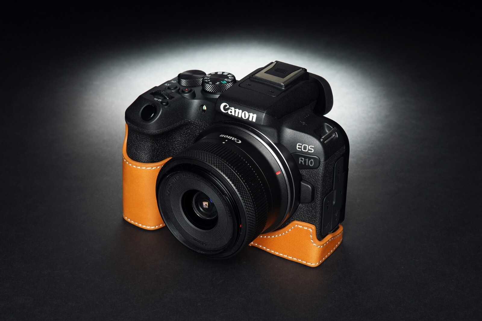 Genuine Real Leather Half Camera Case Bag Cover for Canon EOS R10 | eBay