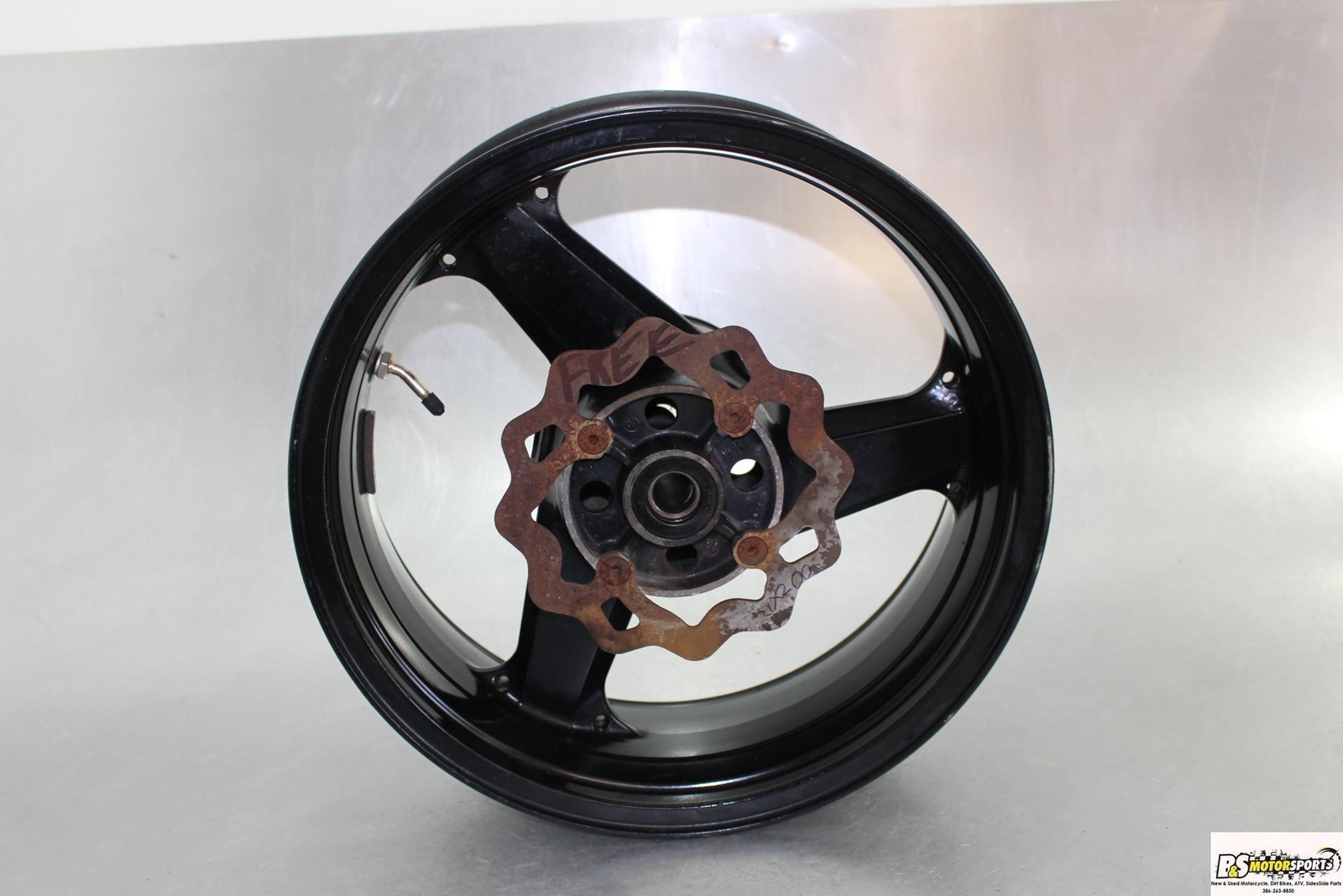 2000 Kawasaki Ninja Zx12r Zx1200a Rear Wheel Back Rim W Rotor ZX12a ...
