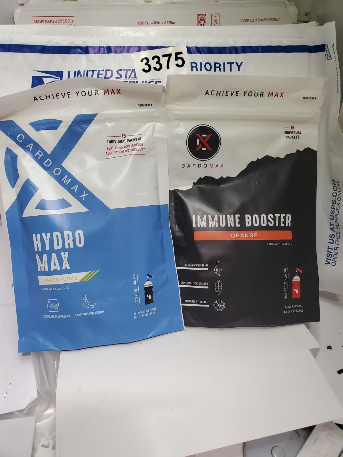 CARDOMAX Hydration Packets Electrolyte - HydroMax And Immune booster ...