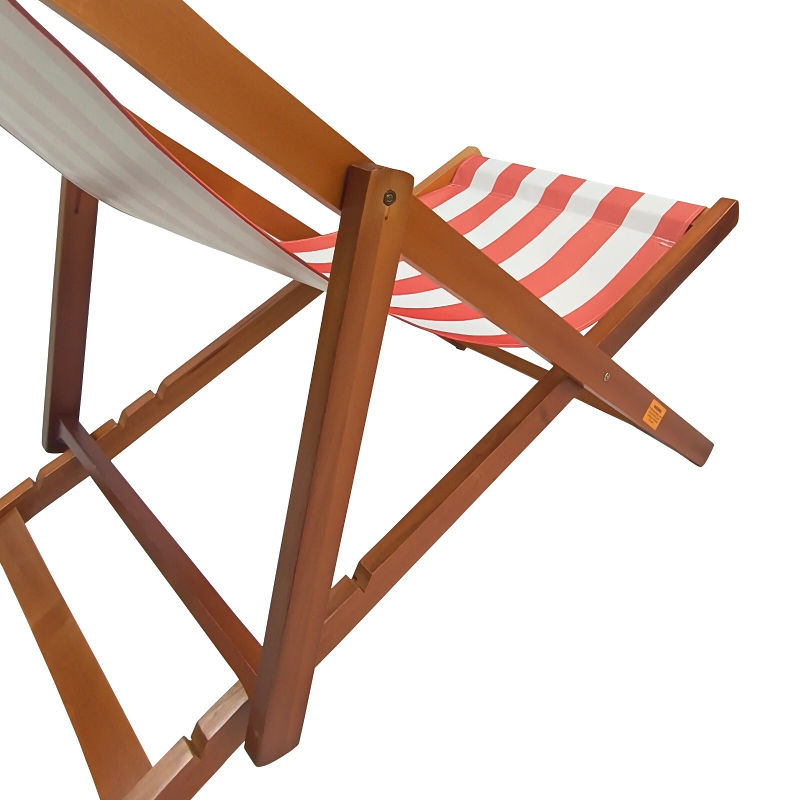 Folding Red Stripe Chaise Lounge Chair Reclining Pool Beach Chair ...
