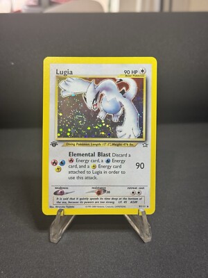 1st Edition Lugia 9/111 Neo Genesis Holo Vintage Pokemon Card - Read ...
