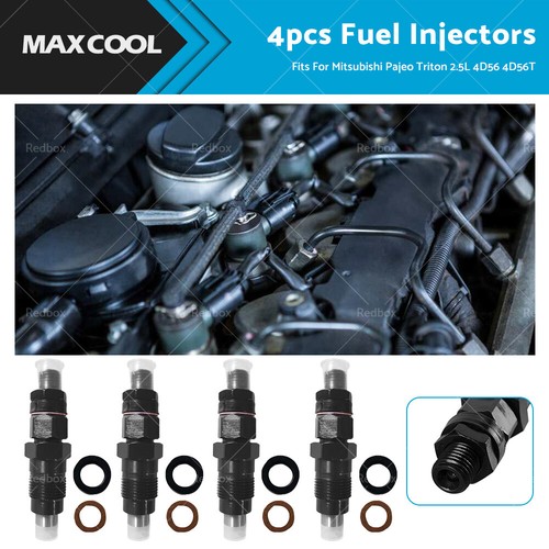 4PCS Diesel Fuel Injectors Suitable For Mitsubishi Pajero Triton 2.5L ...