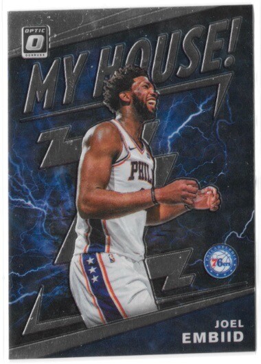 2019-20 Panini Donruss Optic - My House #4 Joel Embiid | eBay