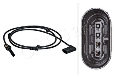 HELLA ABS Speed Sensor Front For MERCEDES C-Class Convertible 13-18 ...