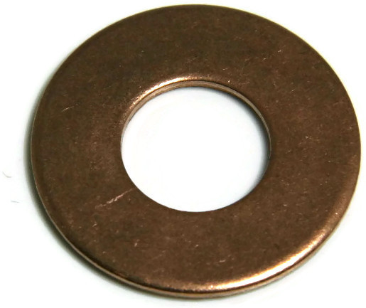 Silicon Bronze Flat Washer 3/8 Large ID 0.392 x OD 1.000 x Thickness 0. ...