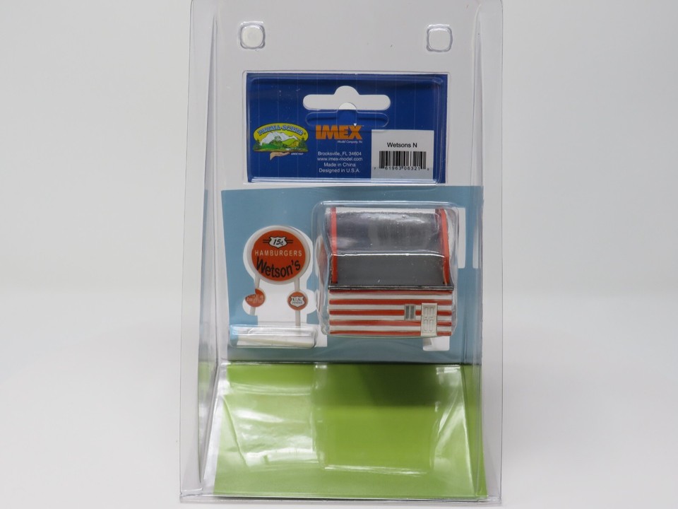 Imex N 6321 Wetson's Hamburger Fast Food Stand Pre-Built Structure ...