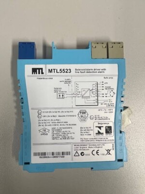 EATON MTL5523 SOLENOID/ALARM DRIVER | eBay