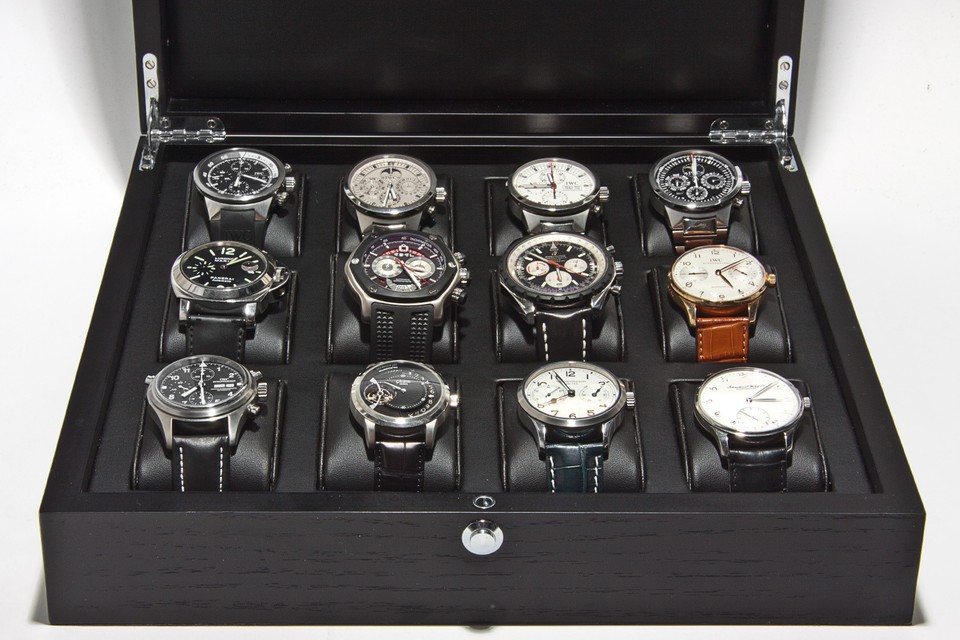Premium watch box for 12 watches made from solid wood! Brand new! | eBay