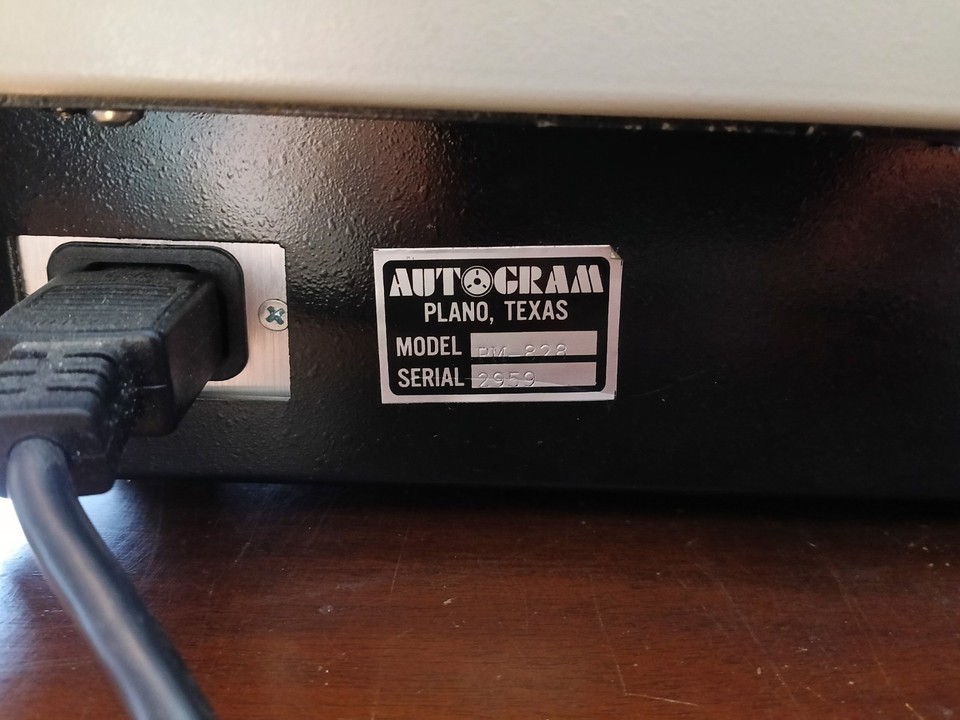 AUTOGRAM PACEMAKER PM-828 RADIO BROADCAST AUDIO MIXER CONSOLE *AS IS ...