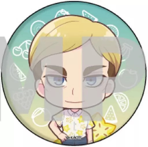 Badge Erwin Smith "Can Badge Attack on Titan 39. Fruit ver. Mini ...