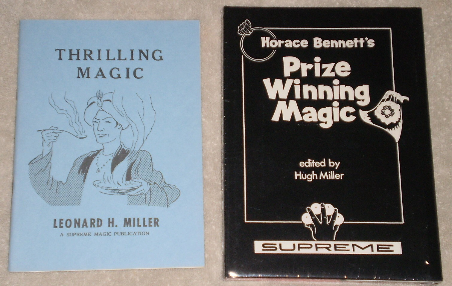 Thrilling Magic by Leonard H. Miller & Prize Winning Magic by Horace ...