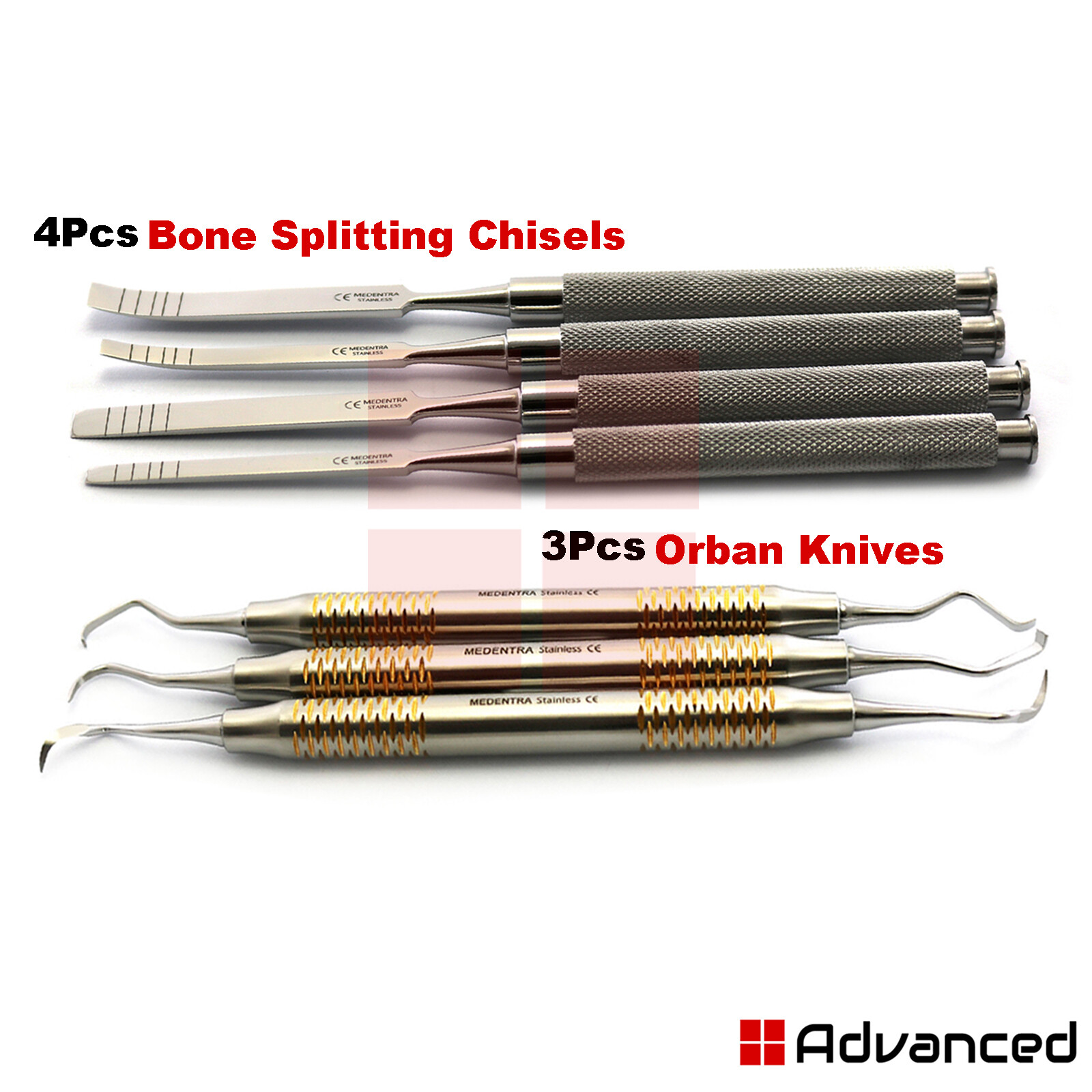 Dental Gum Tissue Surgery Kit Bone Expansion Chisels Periodontal Orban ...