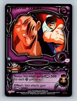 Yu Yu Hakusho TCG - Heroic Strike C105 - 1ST EDITION - Gateway Score | eBay