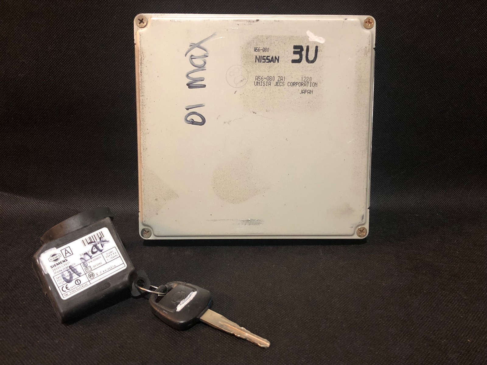 PROGRAMMED KEY 01 I30 MAXIMA ECM ECU COMPUTER PCM A56-Q80 ZA1 3U ...