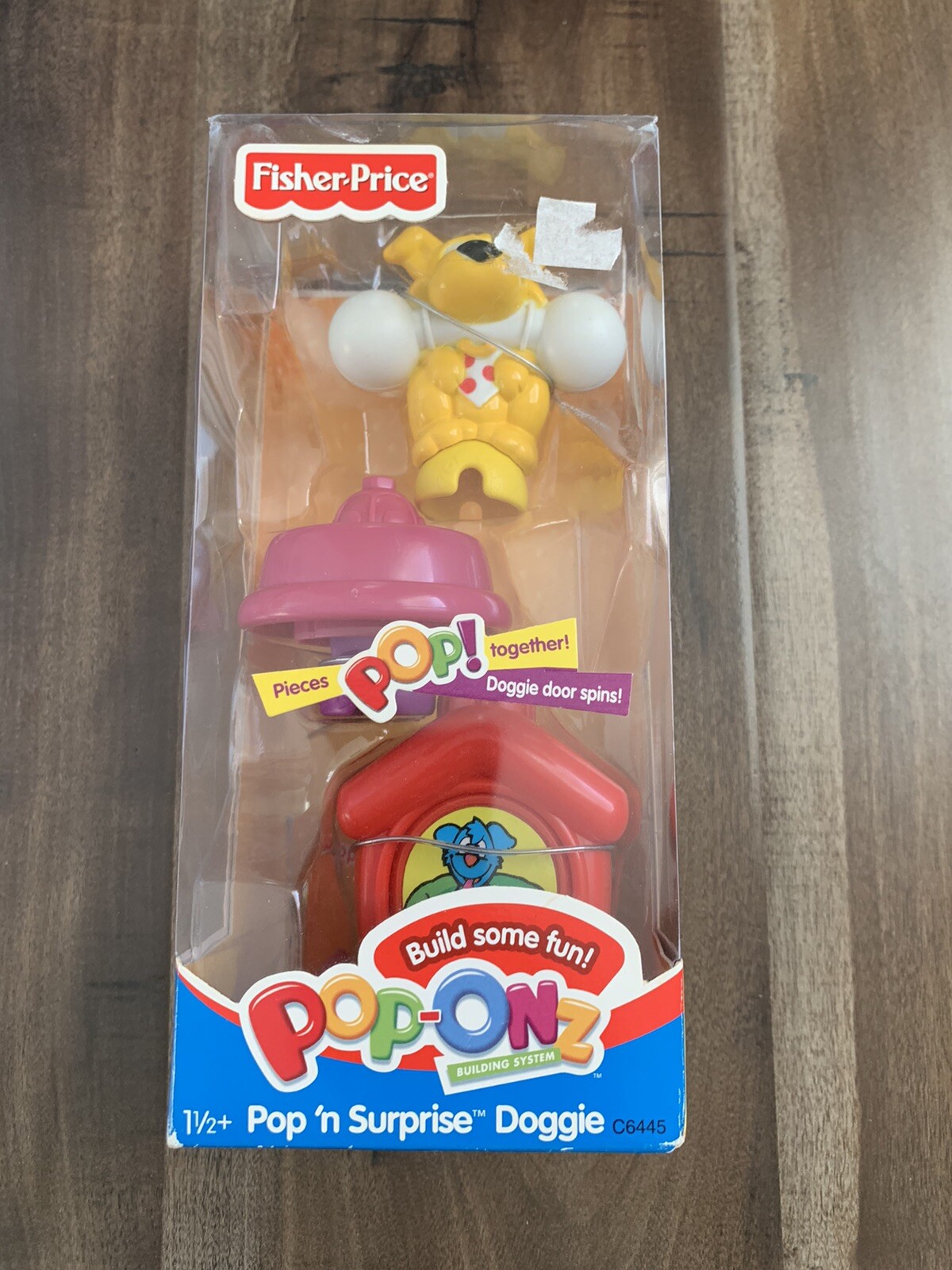 Fisher Price Pop-Onz Pop 'n Surprise Doggie Building Set NEW 2004 ...