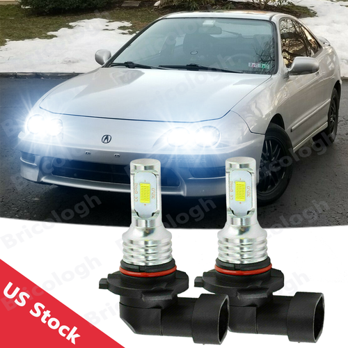 For ACURA Integra 1994-2001 LED Headlight Kit 9006 HB4 6000K White Low ...