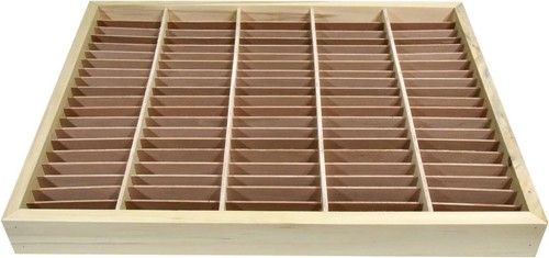 Kingdom 100 Capacity Wooden Cassette Rack | Organize Your Tapes and ...