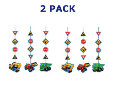 Creative Converting Under Construction Hanging Party Decorations 2PACK ...