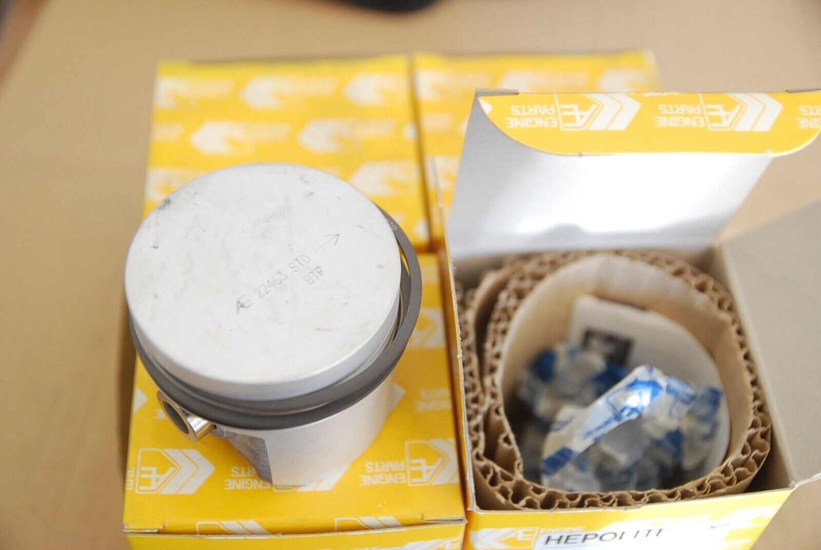 Hepolite 22463 classic Mini 998cc A series std size flat top pistons ...