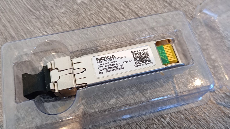 Nokia Network Transceiver Module 10G AOSI SFP+ 13210nm 475338A.101 ...