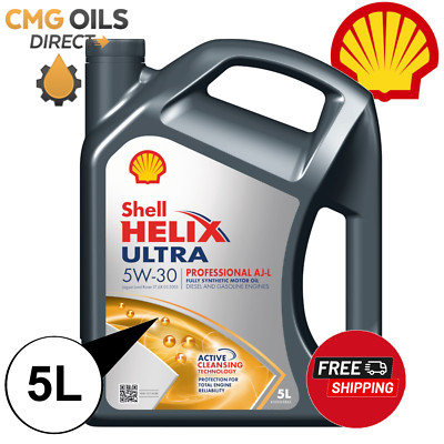 SHELL HELIX ULTRA PROFESSIONAL 5W-30 *C1 * AJ-L * SYNTHETIC * ST JLR 03 ...