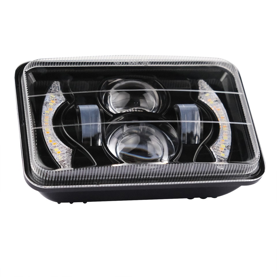 4pcs 4x6" LED Headlights Fit Pontiac Firebird Trans AM 1977 1978 1979 ...