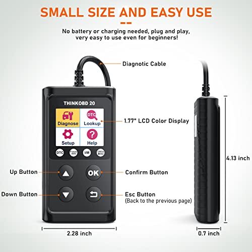 Thinkobd20 Obd2 Scanner Automotive Code Reader For Check Engine Light ...