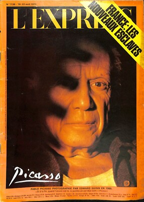 Picasso COVER L'EXPRESS 22 Avril 1973 PABLO PICASSO | eBay