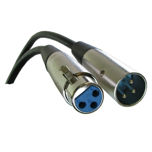 5 PACK balanced 3pin XLR male to female mixer to powered speaker cable ...