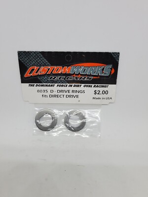 Custom Works D Drive Rings (2) CSW8035 Intimidator Enforcer Direct Diff ...