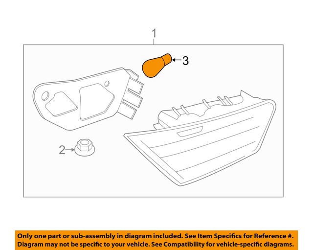 BMW OEM 07-13 X5-Tail Light Bulb 63217160935 | eBay