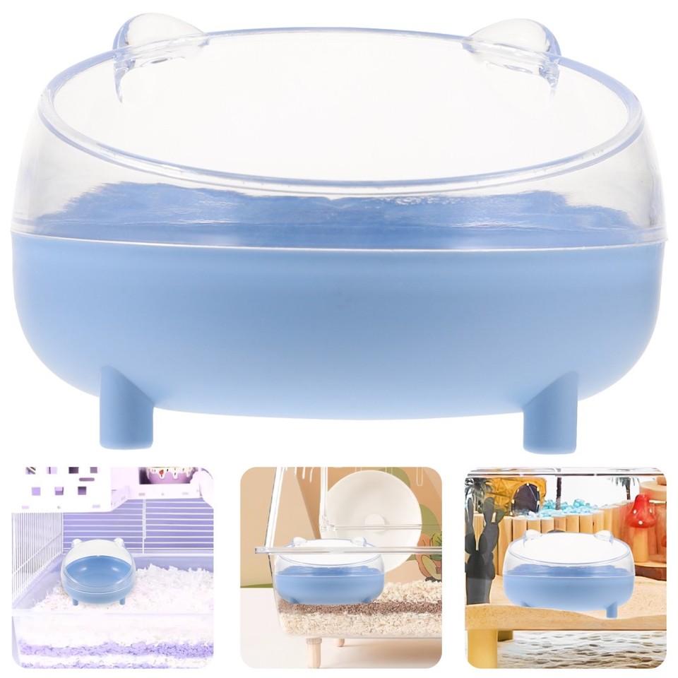 Plastic Hamster Sand Box Small Animal Container Bathroom Chinchilla ...