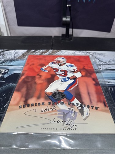 1997 Leaf Signature - 8x10 Jumbo Sedrick Shaw Authentic Signatures (AU ...