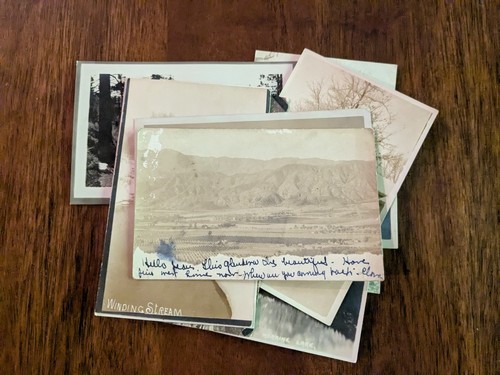 RPPC Postcards Lot 10 Unposted/Posted Scenery, Landscape, Cave, Mtns ...