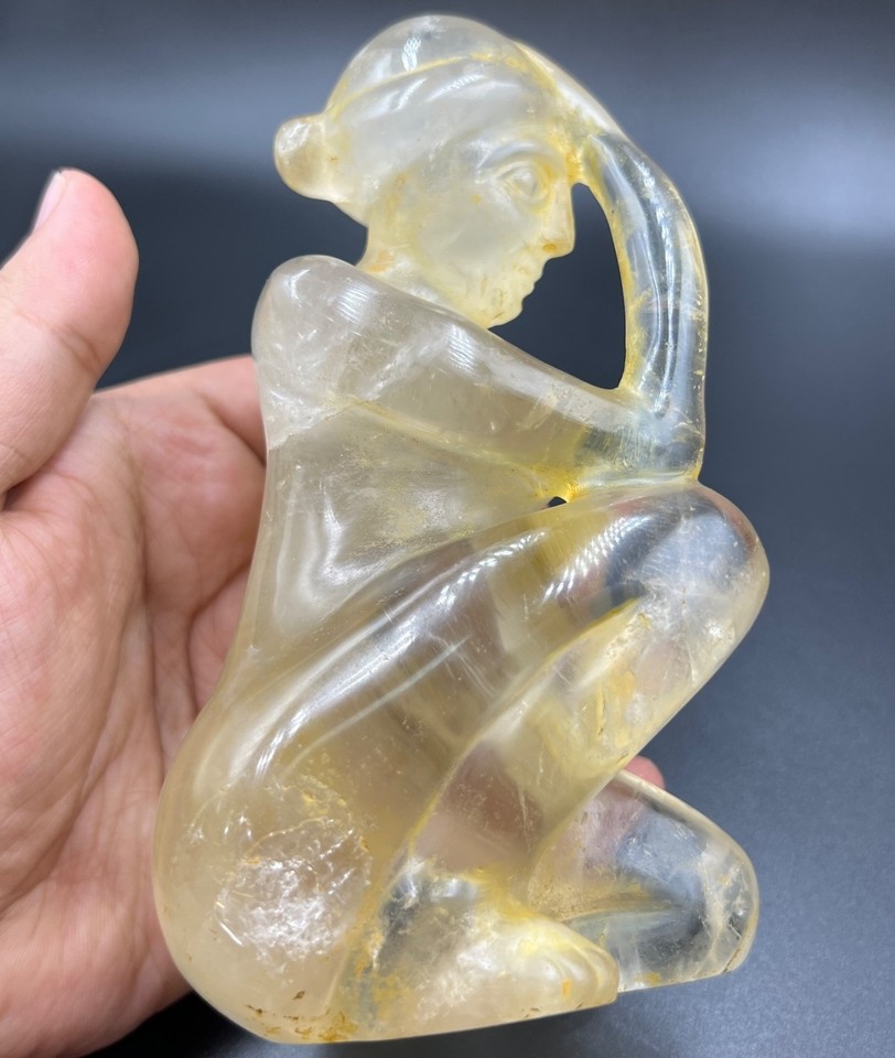 Wonderful Ancient Roman Crystal Kneeling Figure - Circa 300 AD | eBay UK