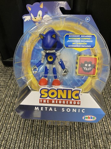 Sonic The Hedgehog Metal Sonic With Trap Spring 4" Action Figure 2023 ...