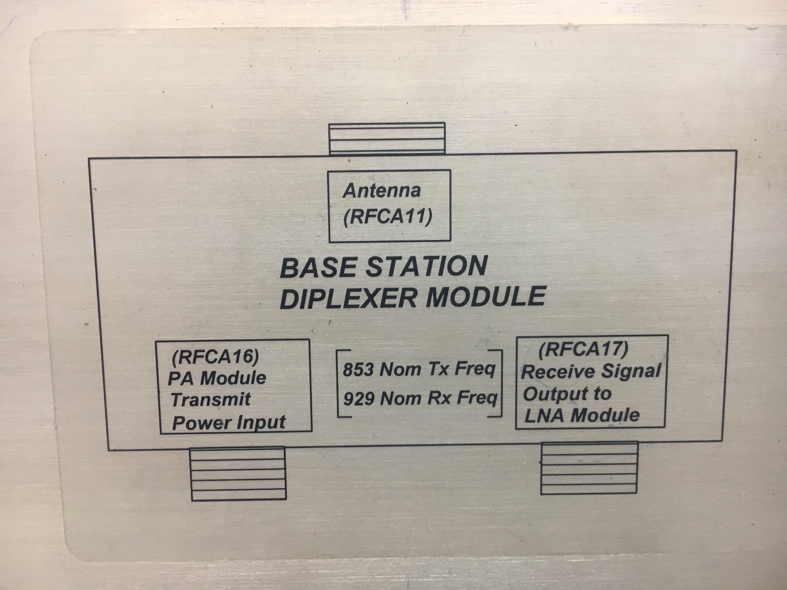 Globe Roamer Trio Datacom DUPLX853/929 853MHz TX 929MHz RX Duplexer ...