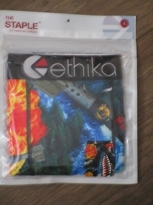 ETHIKA THE STAPLE BOMBER BOMBS AWAY BOXER BRIEFS SIZE LARGE | eBay