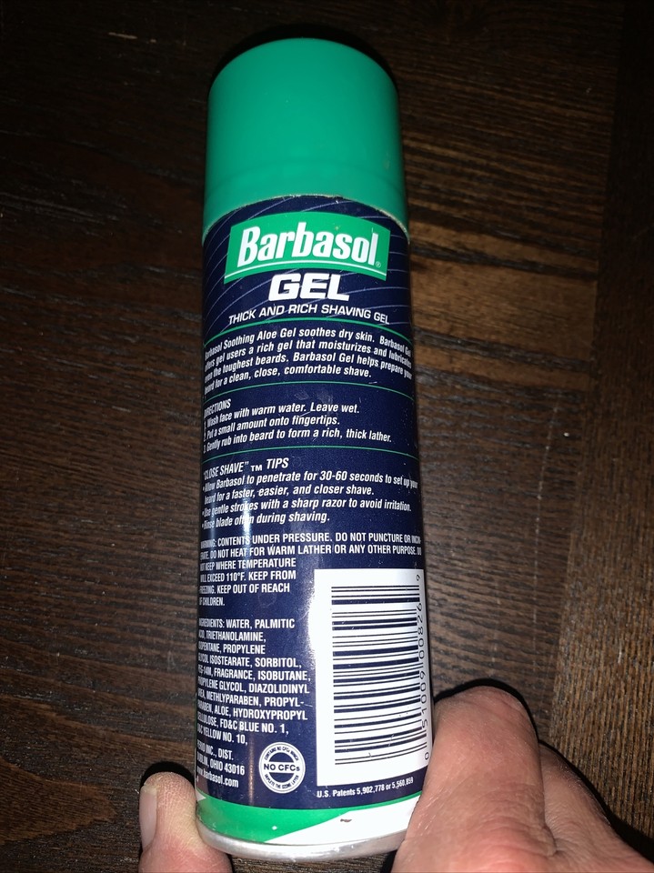 Barbasol Gel Close Shave Formula With Aloe 7oz Discontinued NEW | eBay