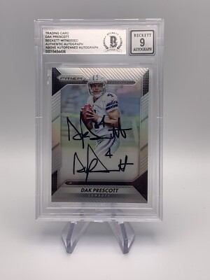 Dak Prescott Signed 2016 RA-DPS RC Cowboys Autopen & Auth Signature ...
