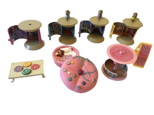 Vintage Disney Cinderella Mice Thread Spool Rooms Sewing Playset 1986 ...
