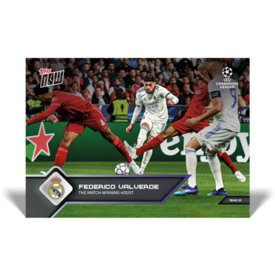 2022 Topps NOW UCL UEFA Frederico Valverde #164 ~ Real Madrid | eBay