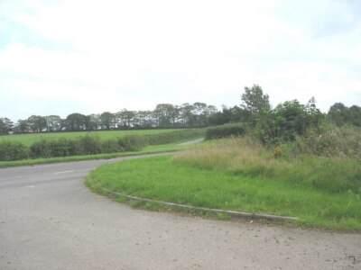 Photo 6x4 The modern A 5025 intersects the old road Pen-y-garnedd ...