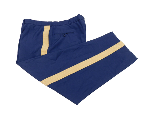 US Army ASU Officer Pants 44 S Dress Blue 451 P/W Uniform Trousers Gold ...